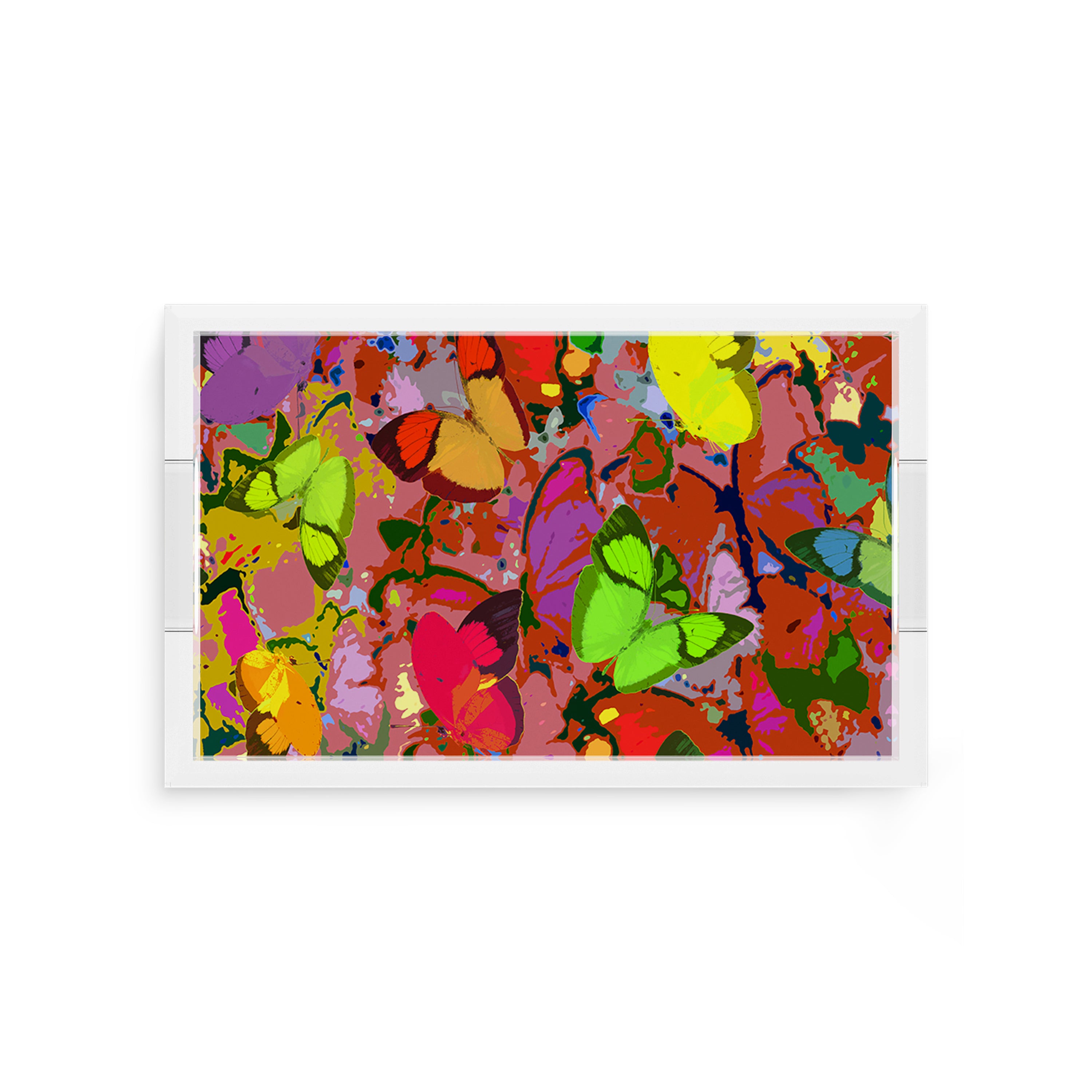Mariposa Pop Acrylic Rectangle Decorative Tray – nicolettemayer.com