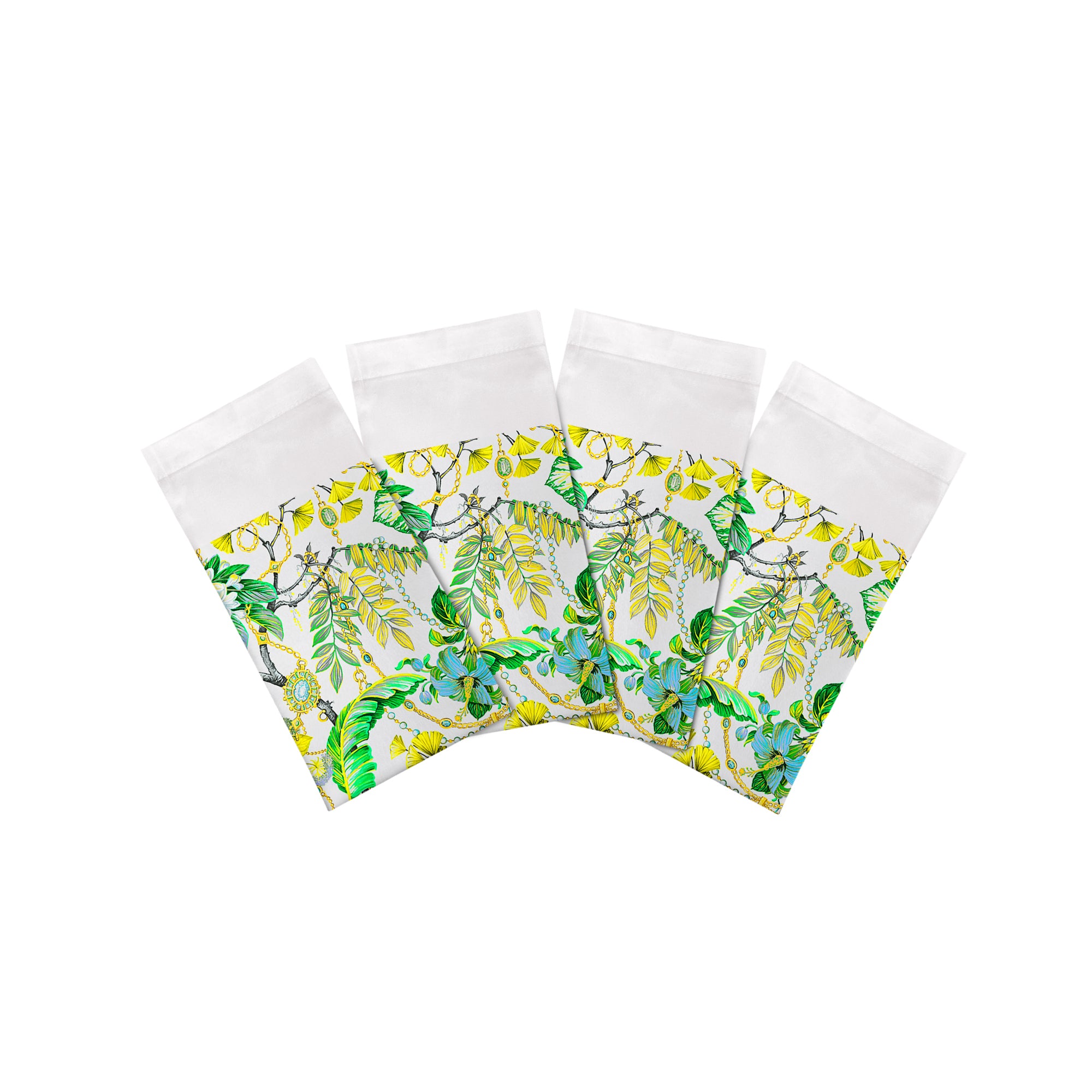 Plumeria Cotton Sateen Dinner Napkins – nicolettemayer.com