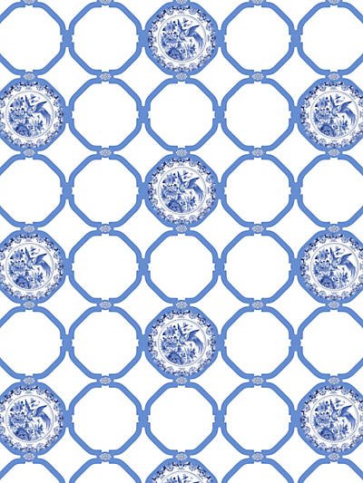 Eternity Blue Fabric – nicolettemayer.com